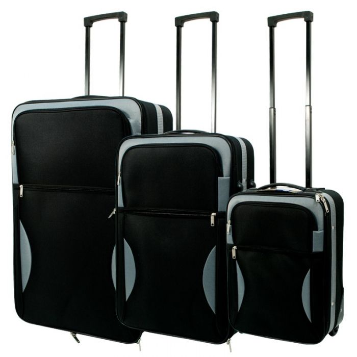 3 pc luggage set - choice of colour