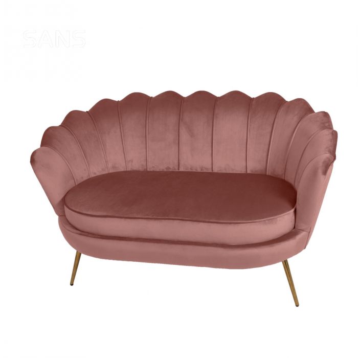 Pink shell sofa store