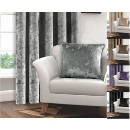 crushed velvet ring top curtains